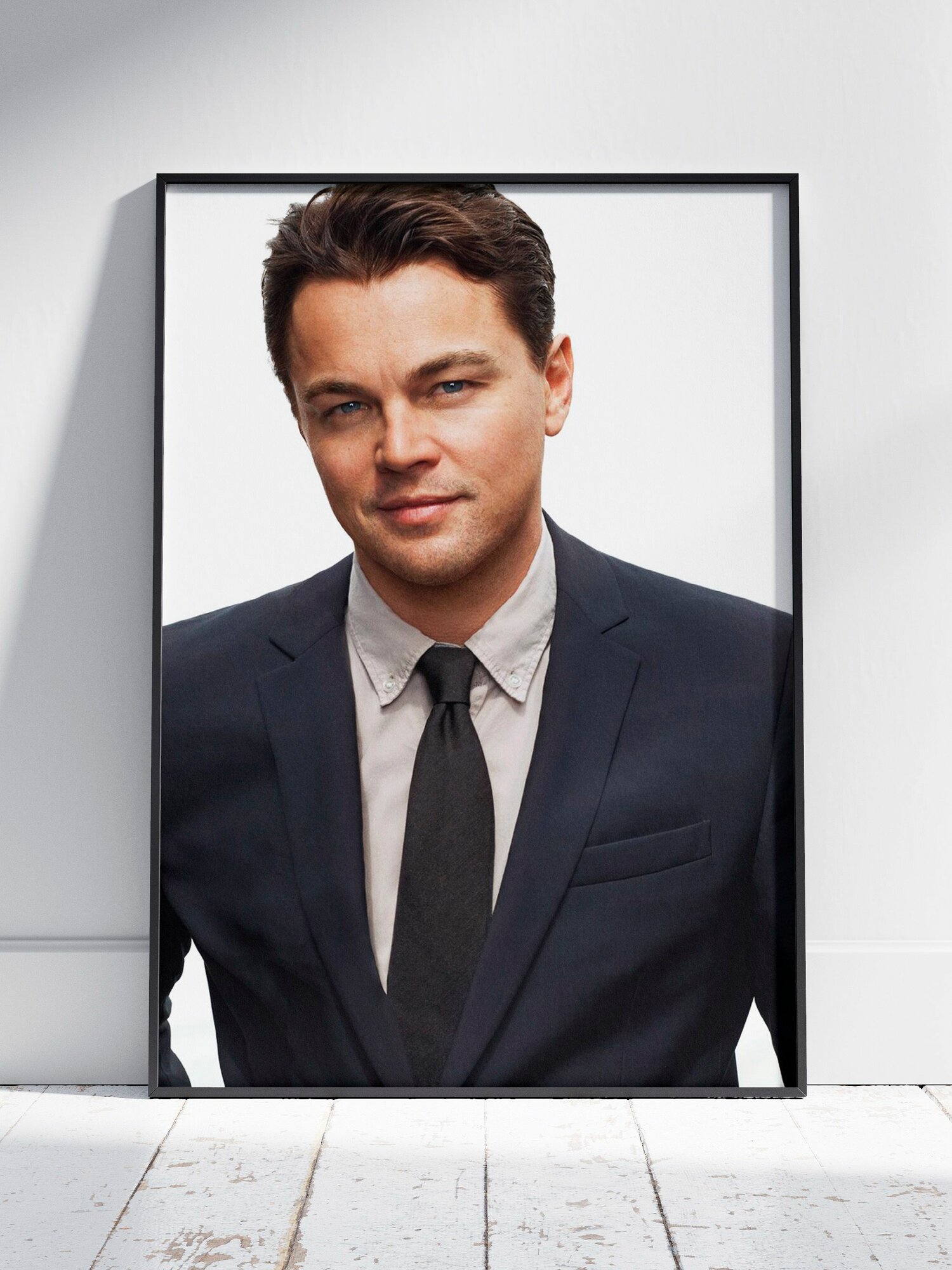 Плакат на стену для интерьера Леонардо Ди Каприо (Leonardo DiCaprio 20) - Постер по актеру фильма, кино, сериала формата A4 (21x30 см)