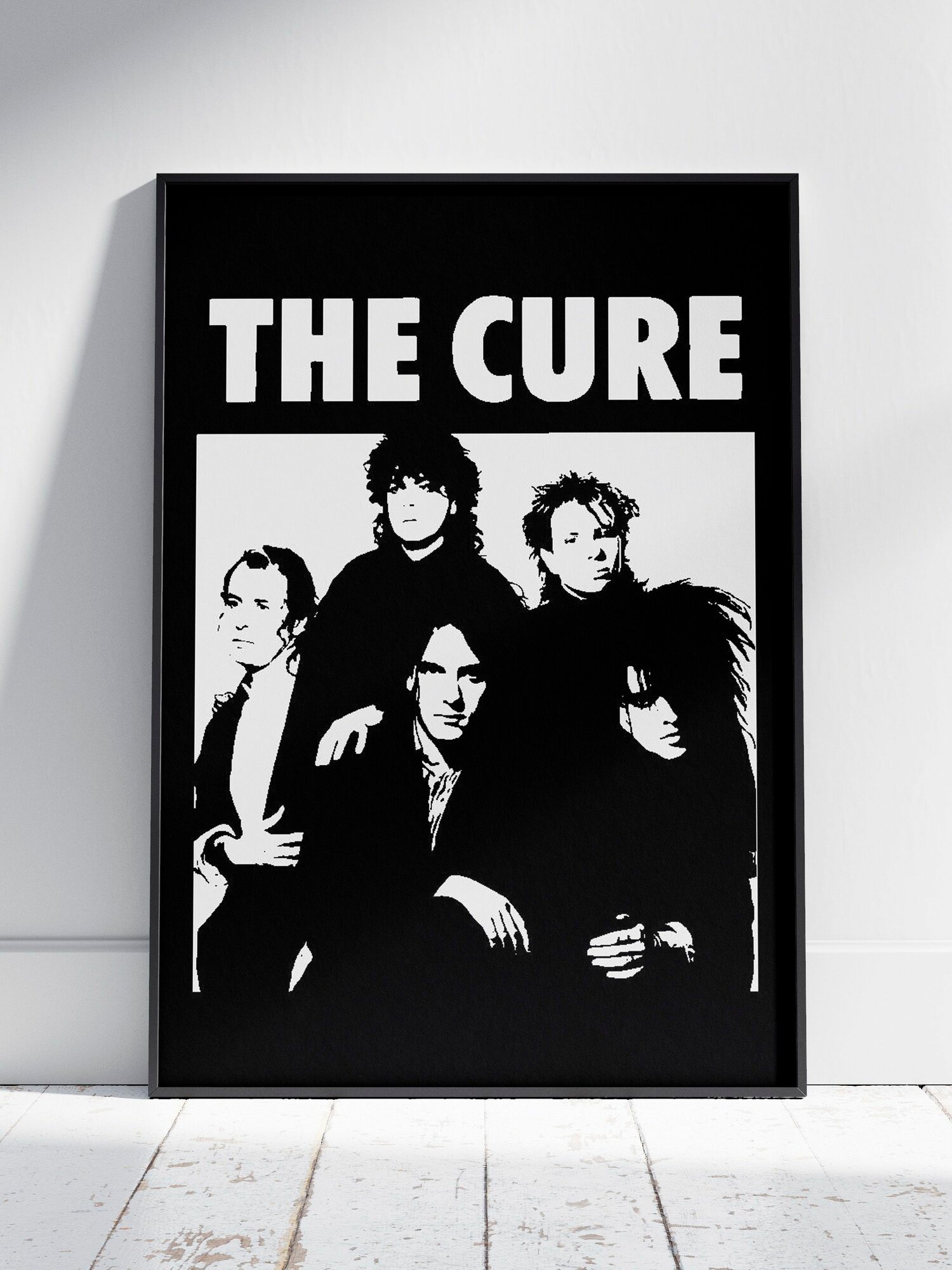 Плакат на стену для интерьера Кьюр (The Cure 16) - Постер по музыке и артисту формата A4 (21x30 см)