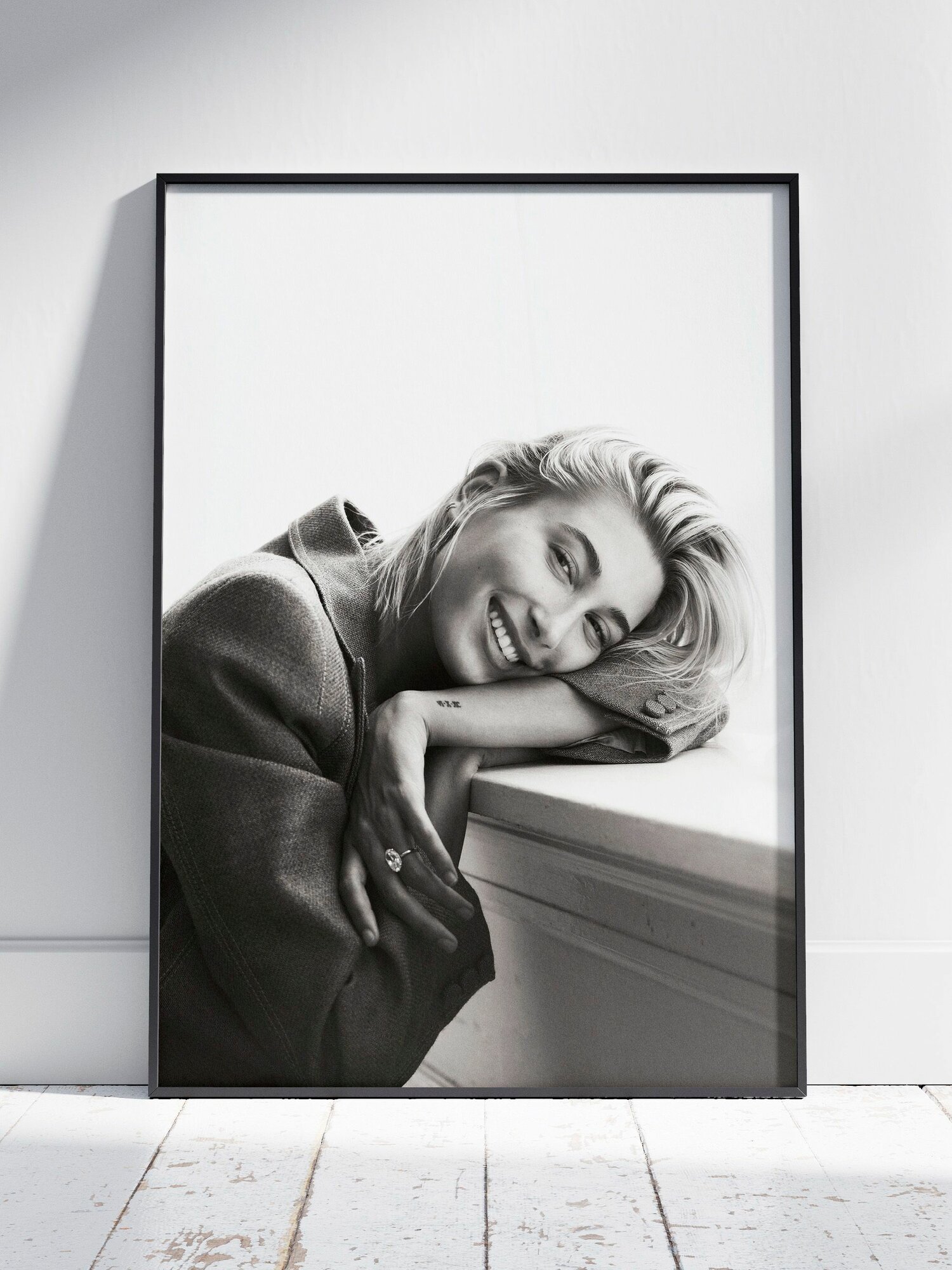 Плакат на стену для интерьера Хейли Бибер (Hailey Bieber 20) - Постер по модели, бренду и моде формата A4 (21x30 см)