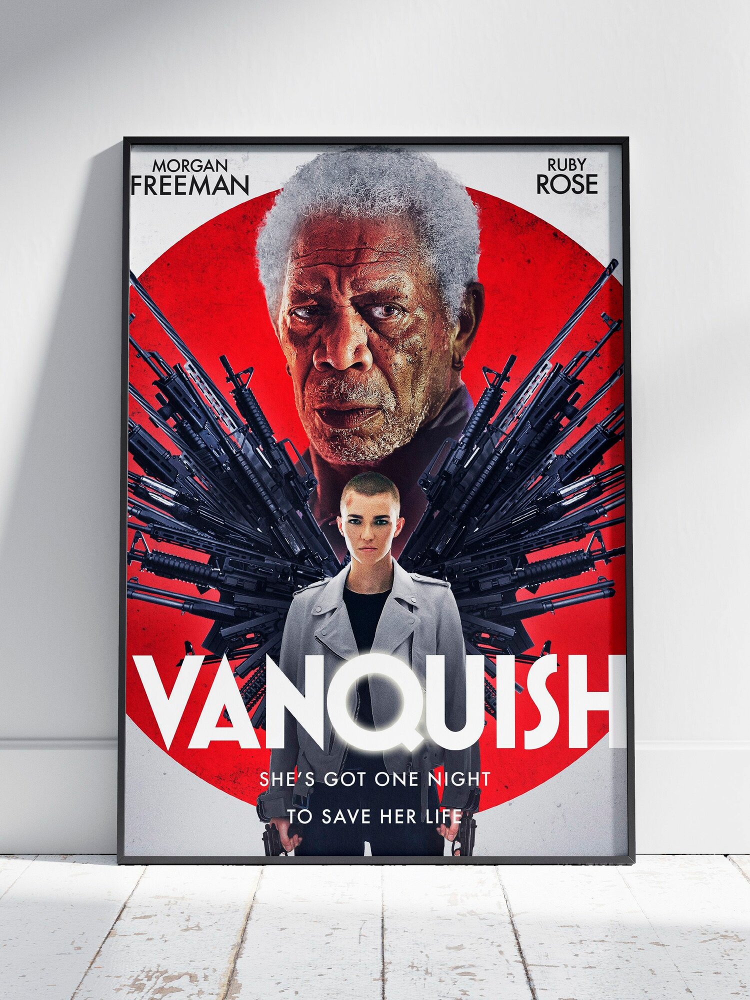 Плакат на стену для интерьера Морган Фримен (Morgan Freeman 4) - Постер по актеру фильма, кино, сериала формата A4 (21x30 см)