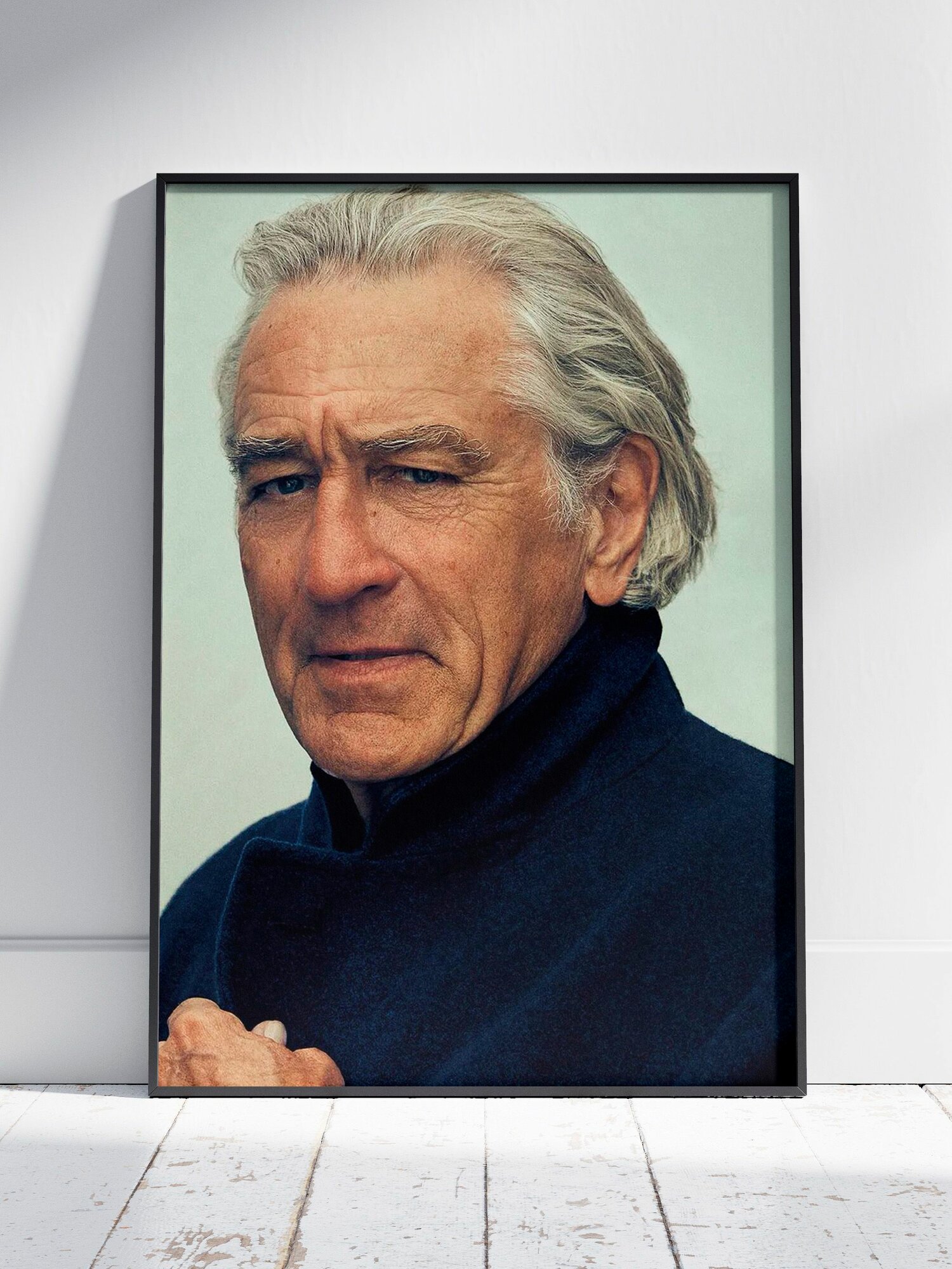 Плакат на стену для интерьера Роберт Де Ниро (Robert De Niro 10) - Постер по актеру фильма, кино, сериала формата A4 (21x30 см)