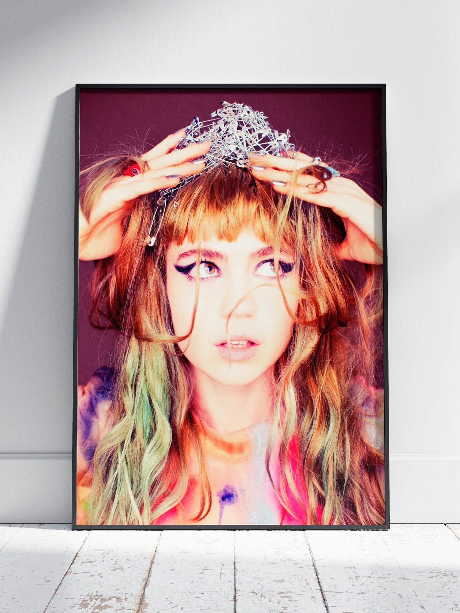 Плакат на стену для интерьера Граймс (Grimes 3) - Постер по музыке и артисту формата A4 (21x30 см)