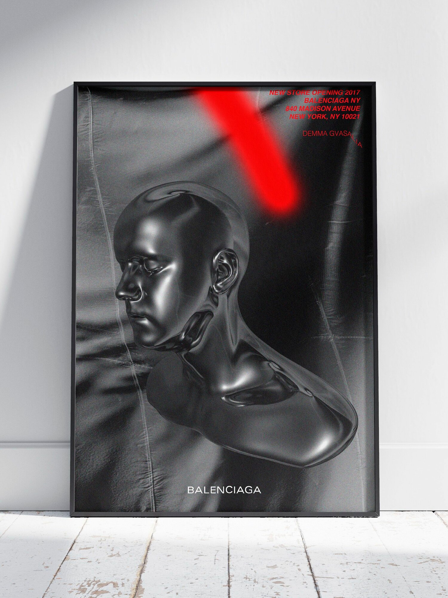 Плакат на стену для интерьера Баленсиага (Balenciaga 2) - Постер по модели, бренду и моде формата A4 (21x30 см)