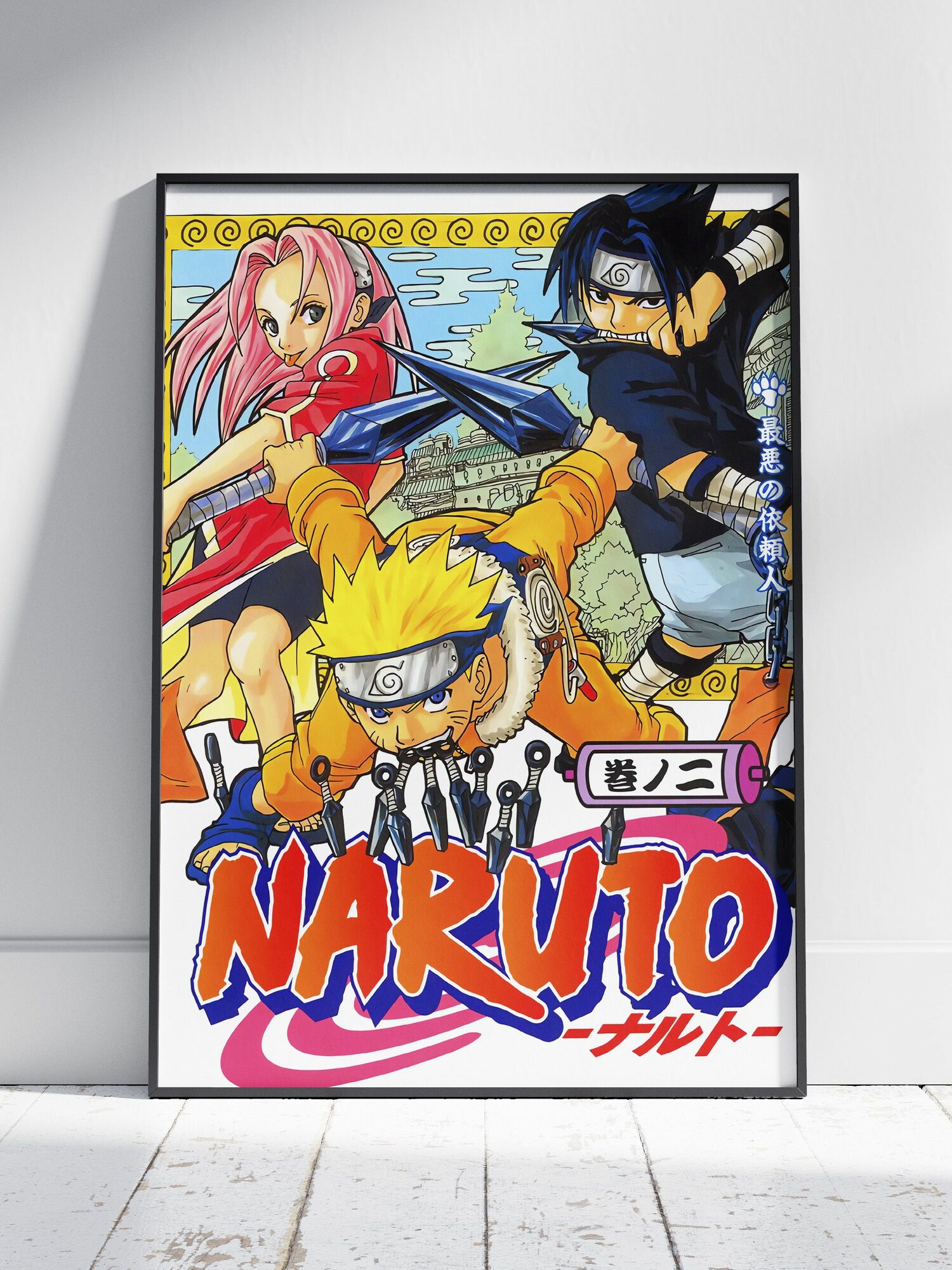 Плакат на стену для интерьера Наруто Ураганные Хроники (Naruto 10) - Постер по аниме и японской анимации формата A4 (21x30 см)