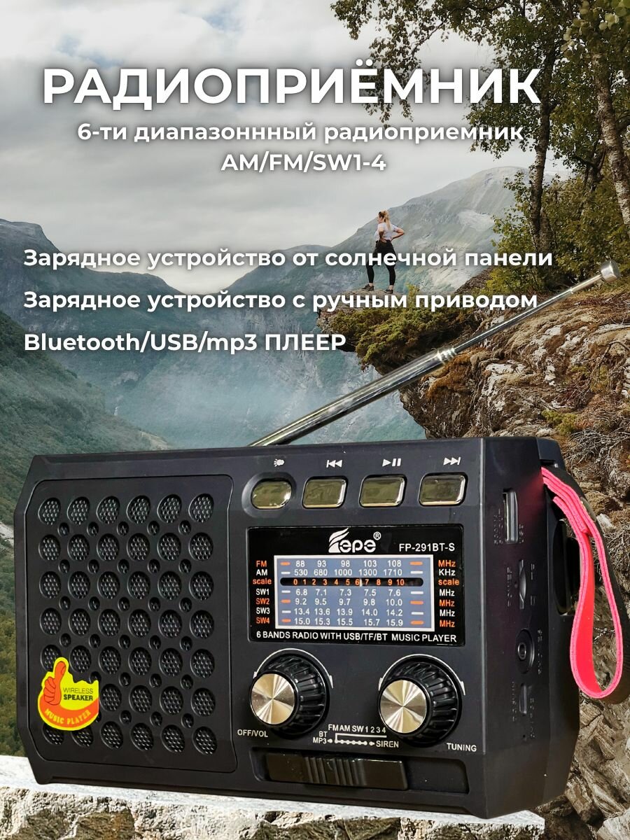 Радиоприёмник/Bluetooth/USB/mp3 плеер