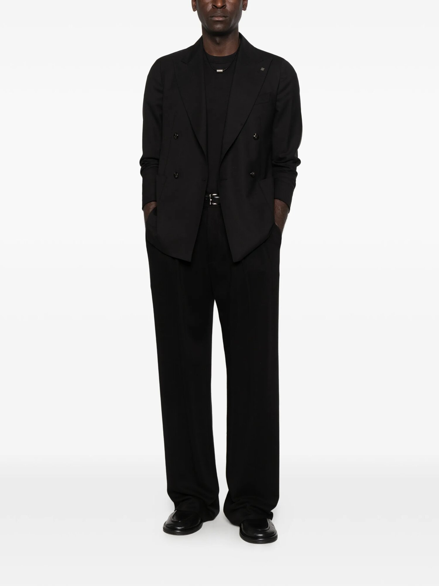 Куртка Tagliatore Double-breasted peak-lapel jacket, размер 48 — фото 1