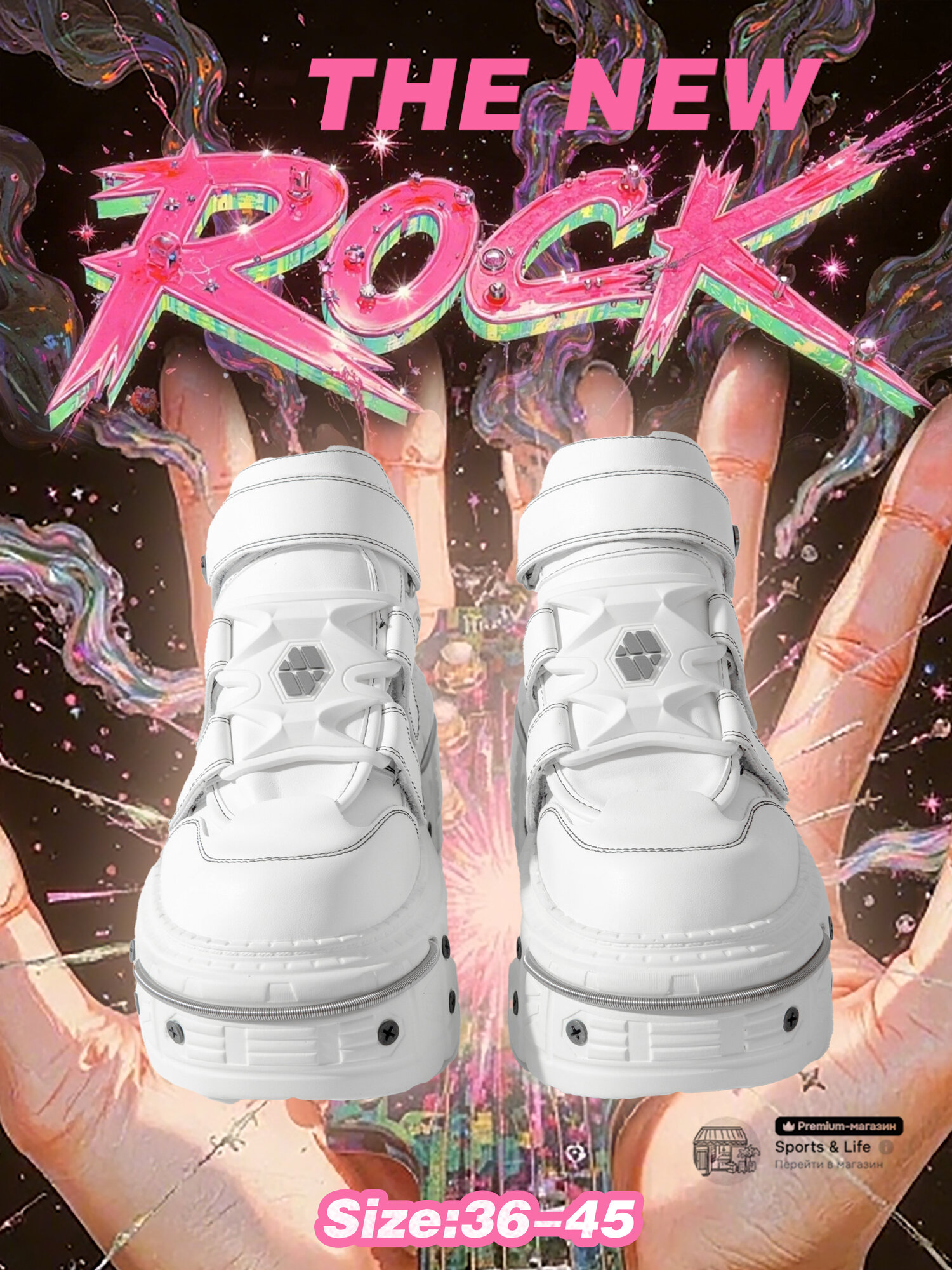 Ботинки New Rock New Rock — фото 1