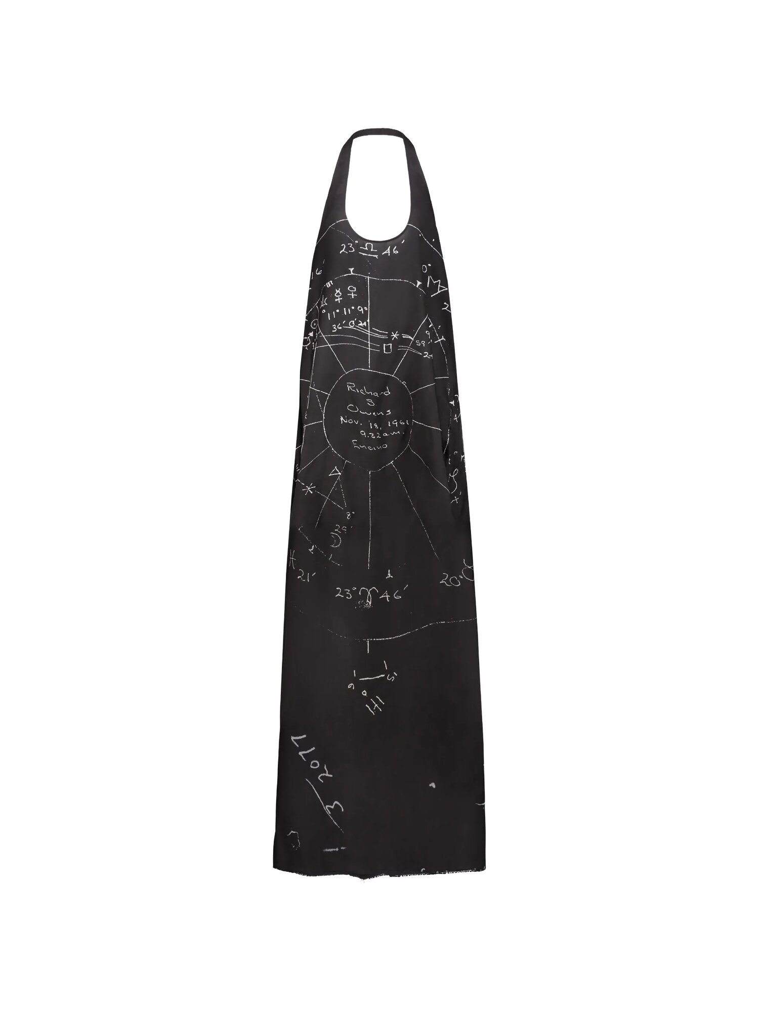 Платье Graphic-print halterneck dress