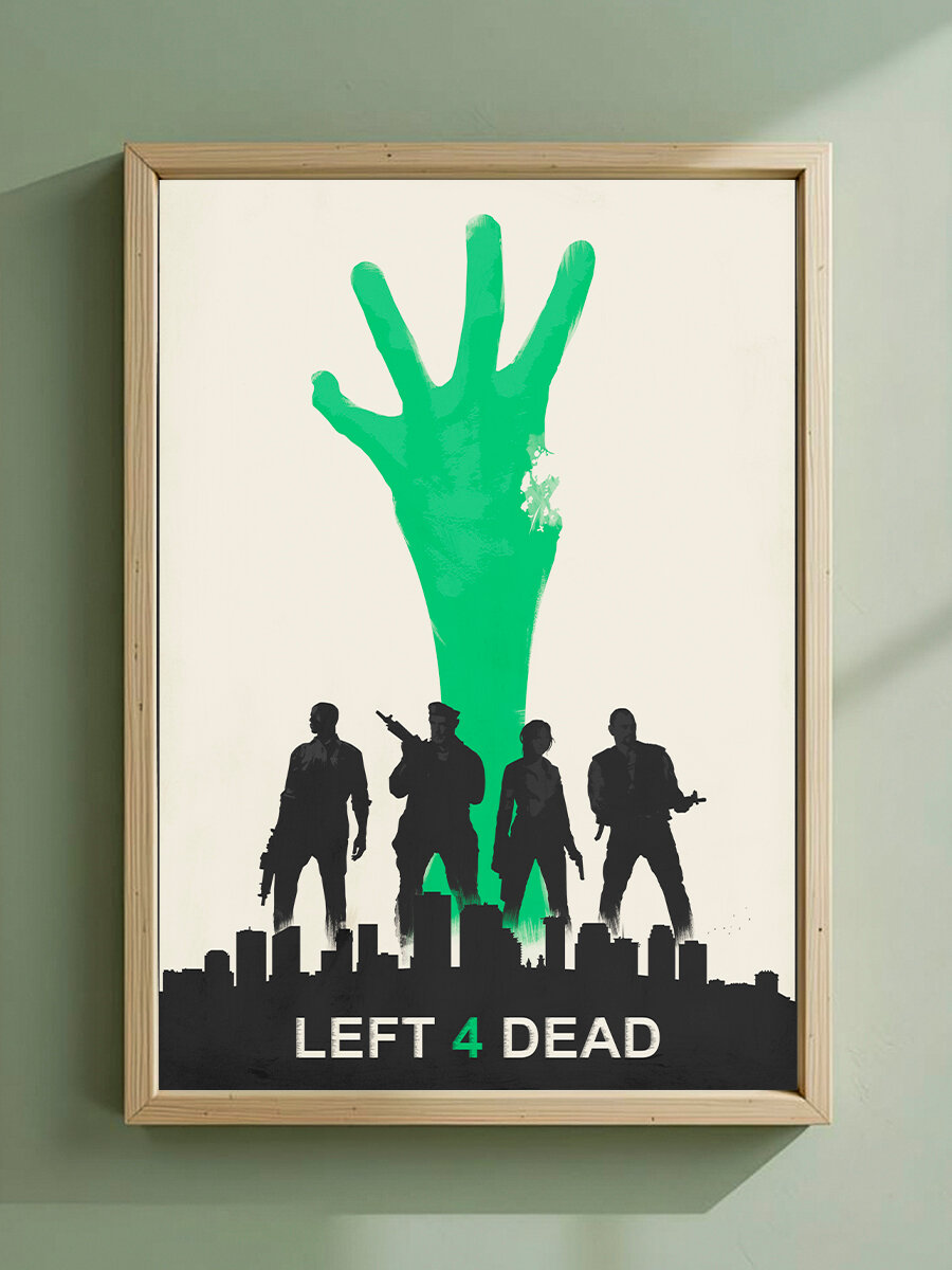 Постер, плакат на стену "Left 4 Dead" 42 см х 29,7 см (А3)
