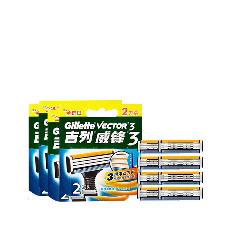 Сменные кассеты для бритья унисекс Gillette VECTOR 3, 2 шт.