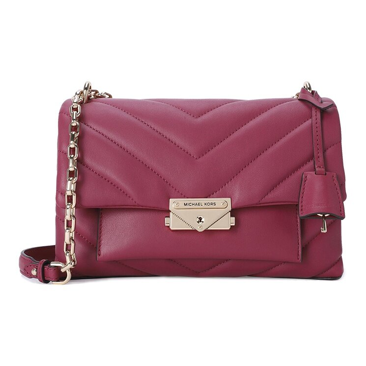 Сумка MICHAEL KORS Cece, фактура плетеная, бургунди — фото 1