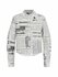 Рубашка MOSCHINO, размер 42, бежевый/белый