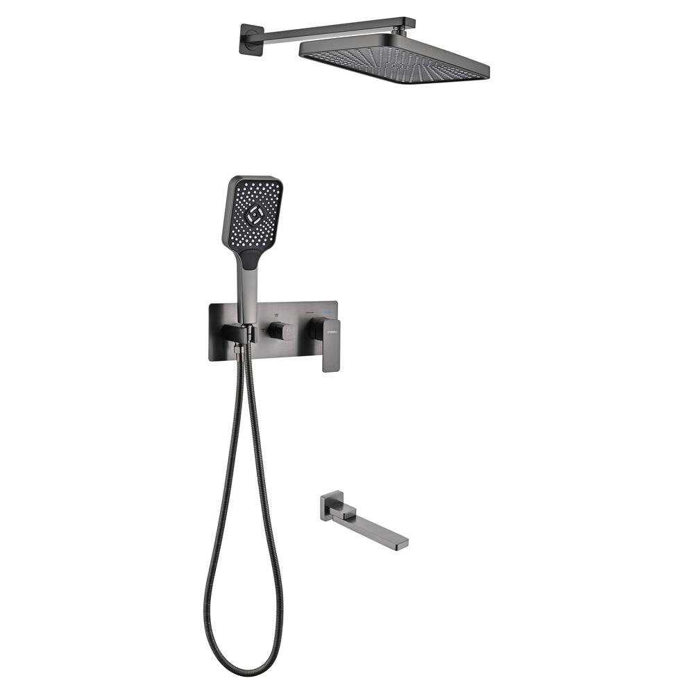Душевая система встраиваемая Fmark FS8750-3Q, графит