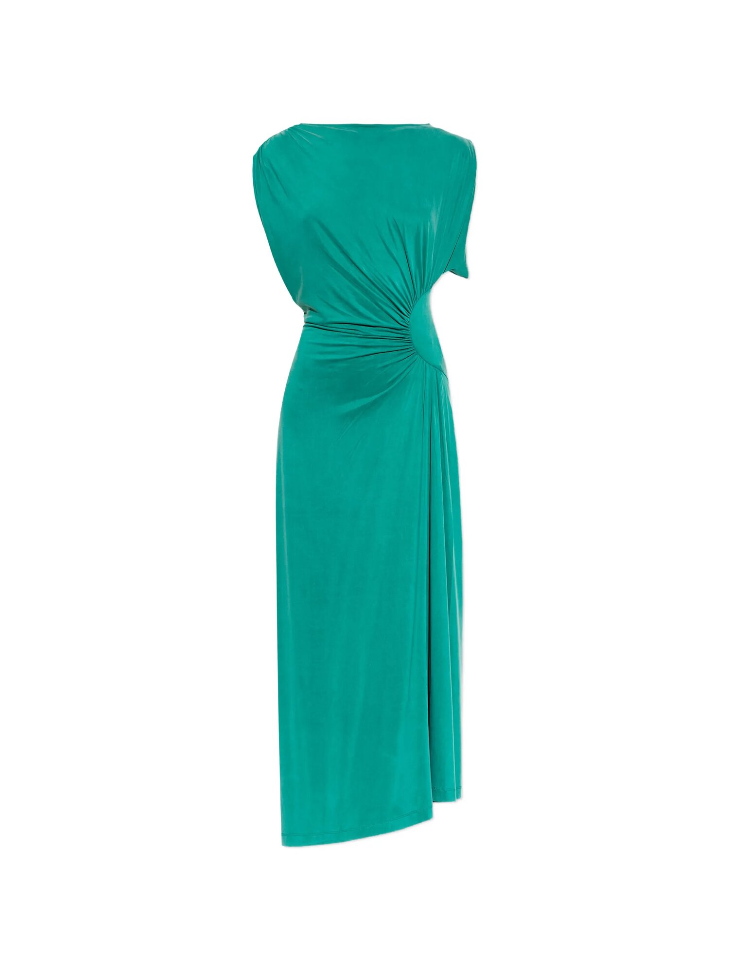 Платье Ruched sleeveless midi dress