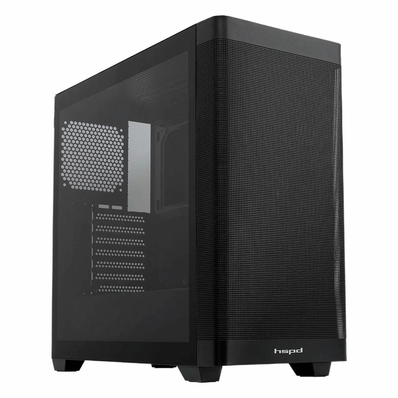 Корпус для компьютера HSPD M740 Black (M740-TGBK)