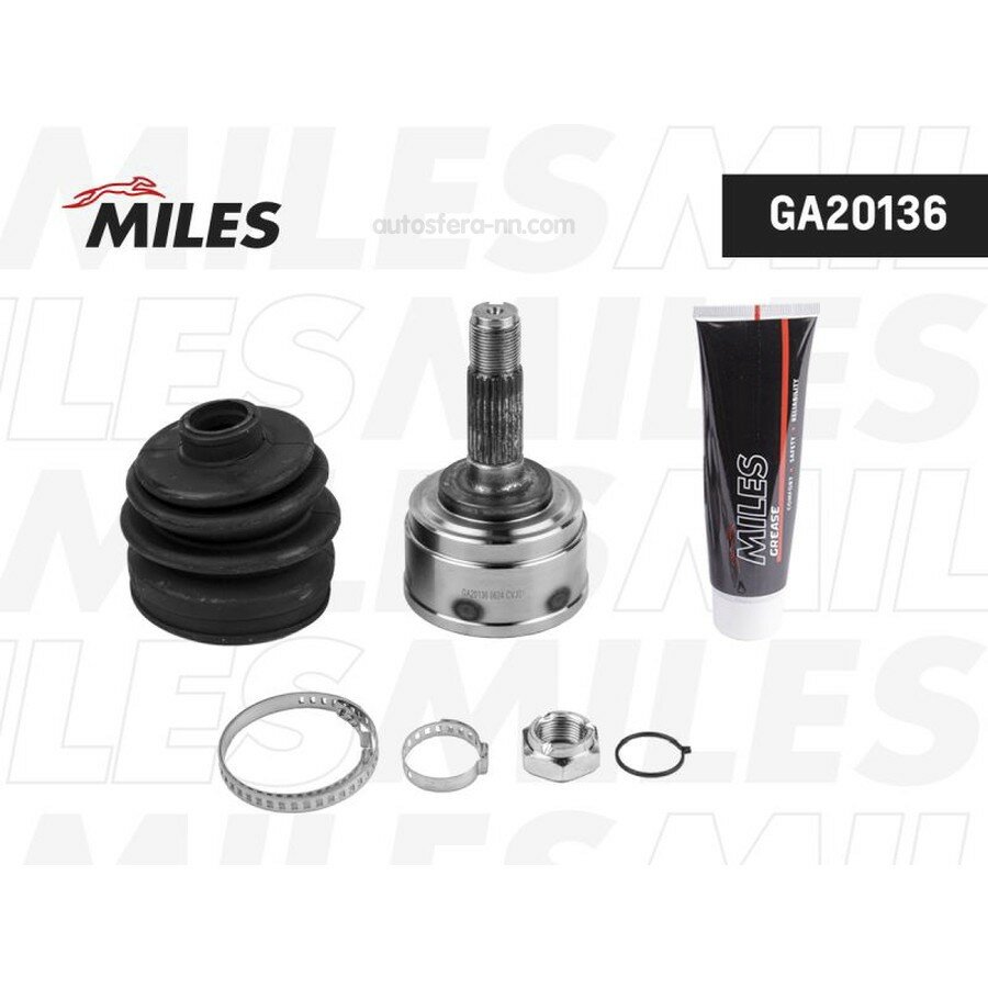 MILES GA20136 ШРУС HONDA CIVIC 1.2-1.5 83-87 нар.
