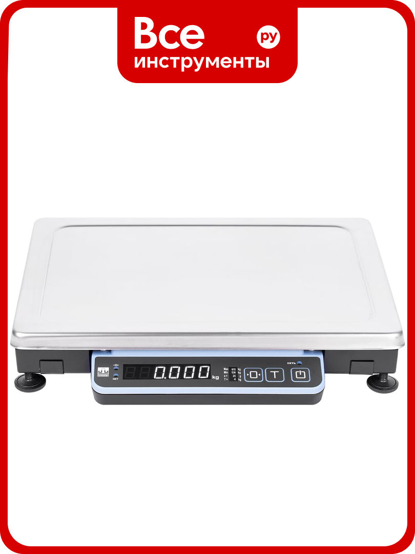 Весы настольные МАССА-К порционные RS232, USB МК-6.2-А21(RU)-2 500691