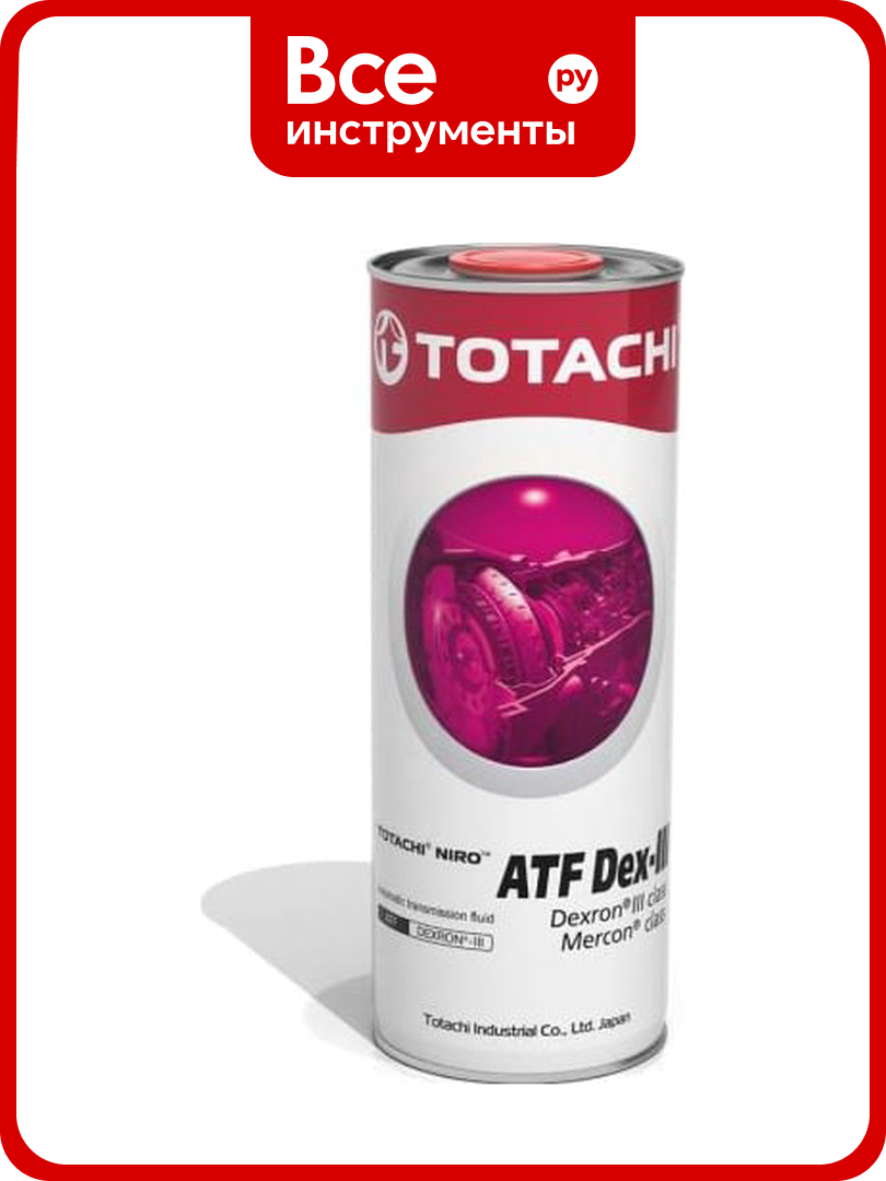 Трансмиссионное масло TOTACHI NIRO ATF DEX III, гидрокрекинг, автоматическая коробка передач, совместимость