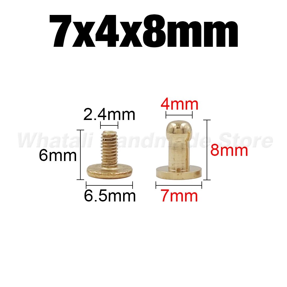 Латунные фурнитурные элементы для рукоделия 7x4x8mm