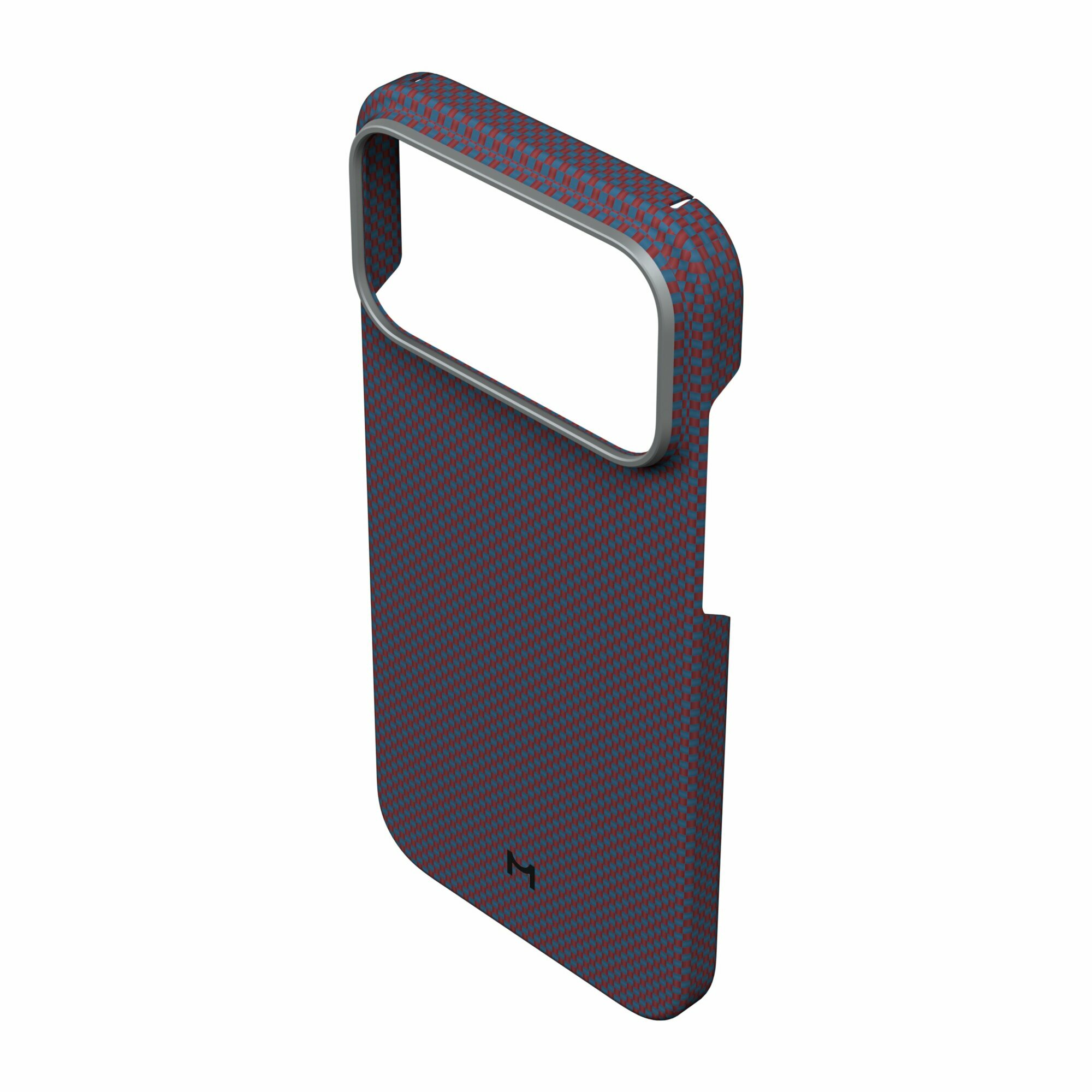 Чехол Magssory CFB045Pixel_Wine, для iPhone 17 Pro Max, ударопрочный, красный — фото 1
