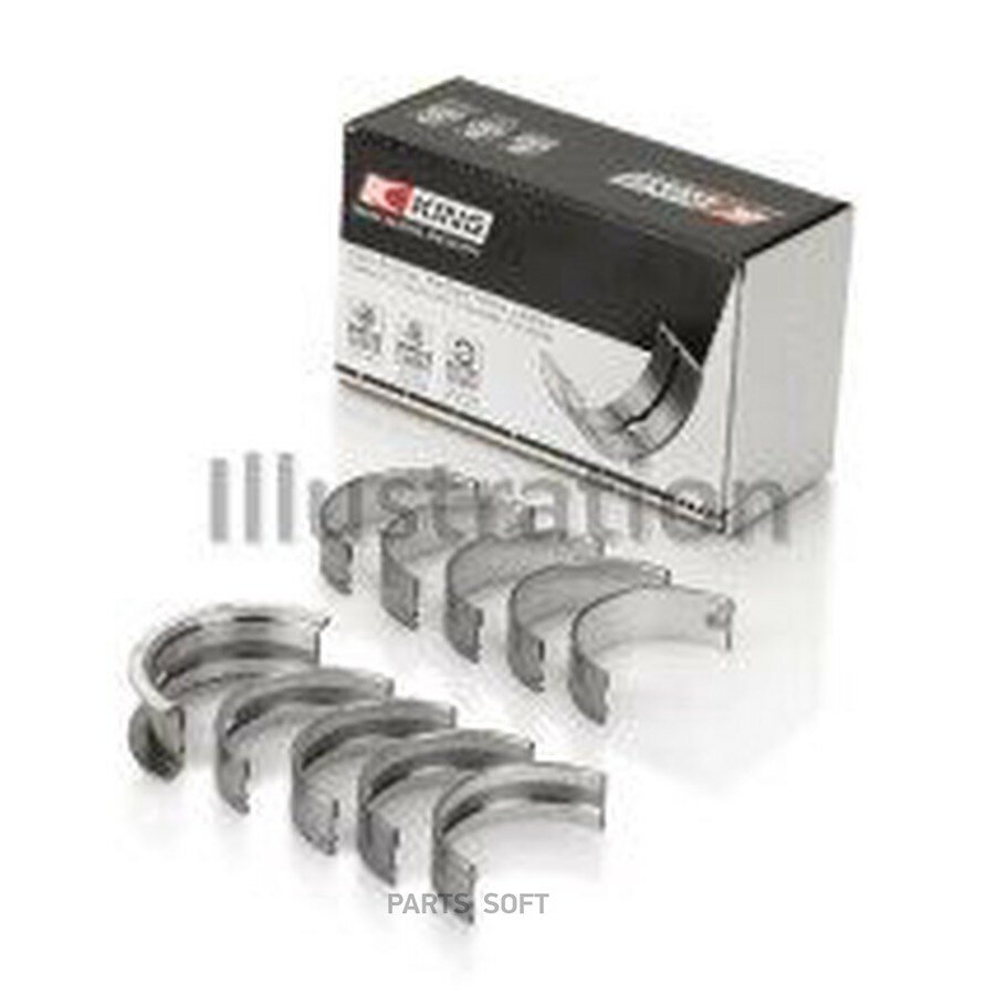 KING-BEARINGS MB5558SI0.25 Вкладыши коренные комплект 0.25