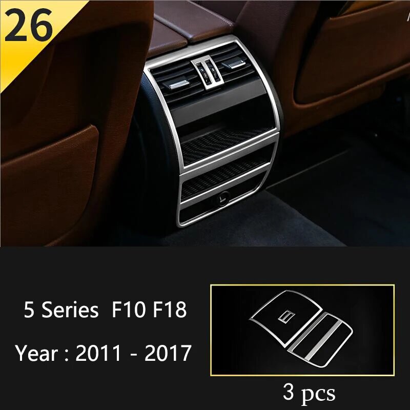 Аксессуары для BMW 5 серии F10 F18: Декоративные накладки из нержавеющей стали для внутренних дверных аудиосистем и динамиков