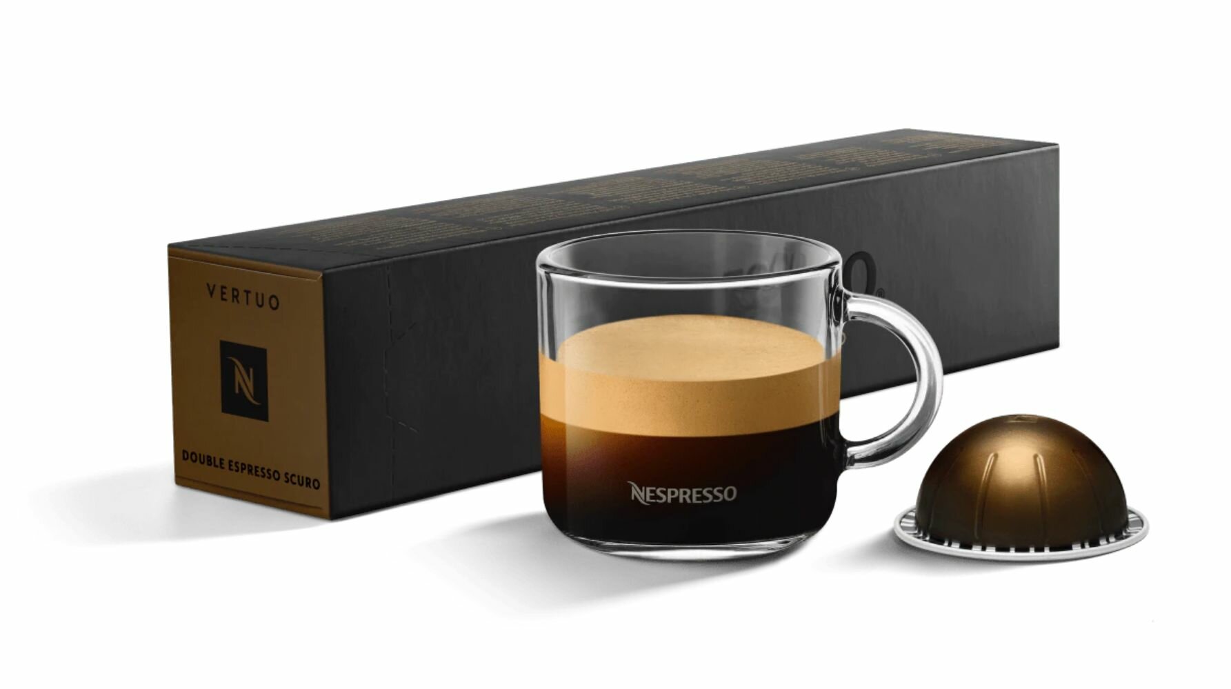 Кофе в капсулах Nespresso Vertuo Double Espresso Scuro, 10 капсул