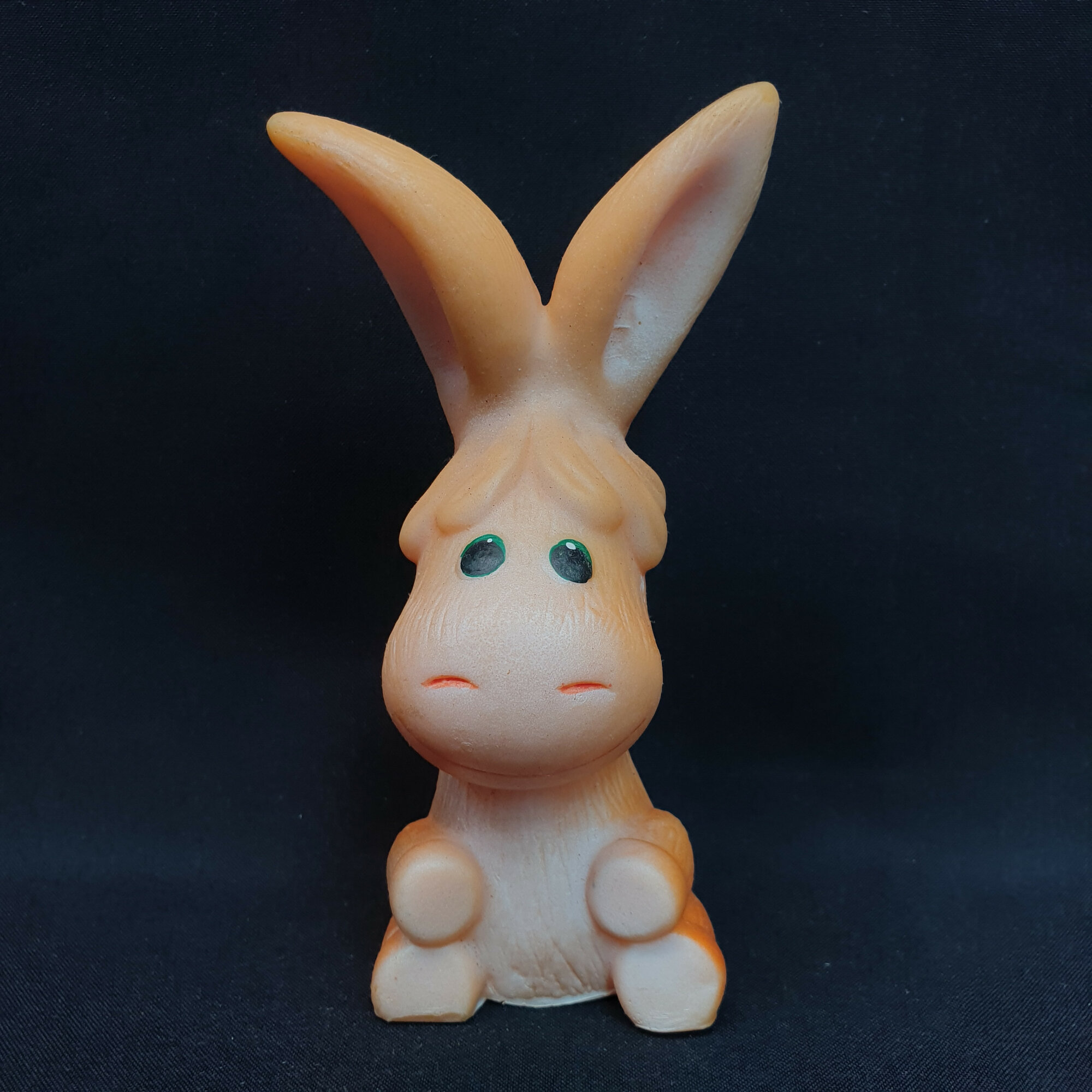 Винтажная игрушка СССР. Резиновый ослик, фигурка для коллекции и домашнего декора СССР