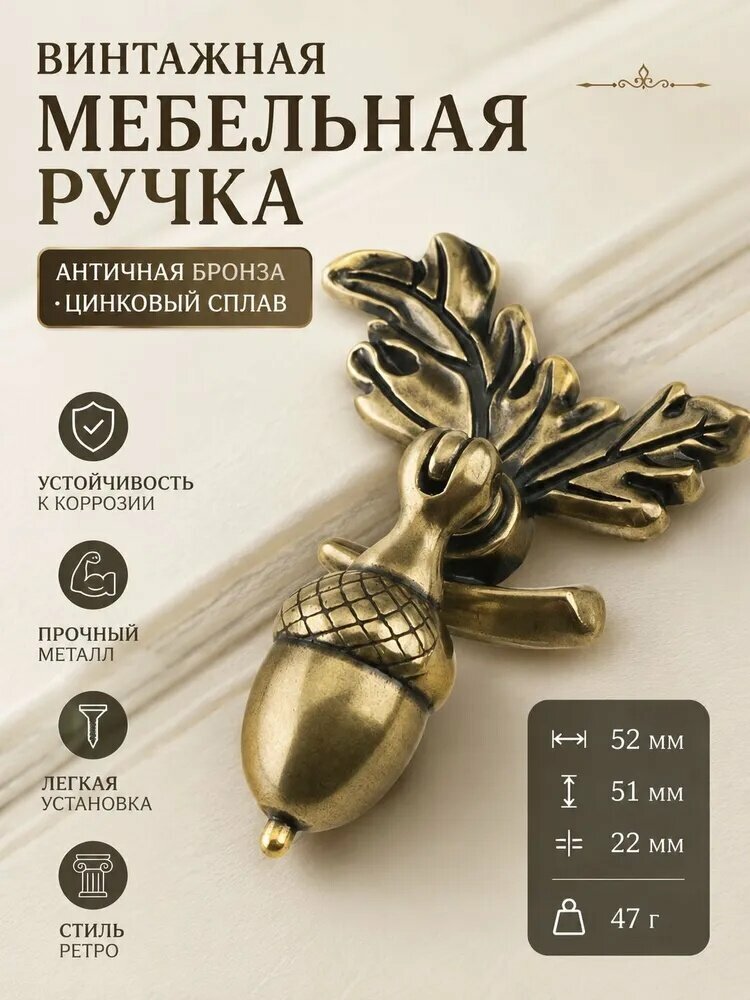 Ручка мебельная — фото 1