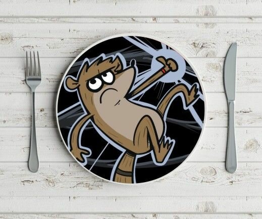 Тарелка Regular Show, Обычный мультик №9
