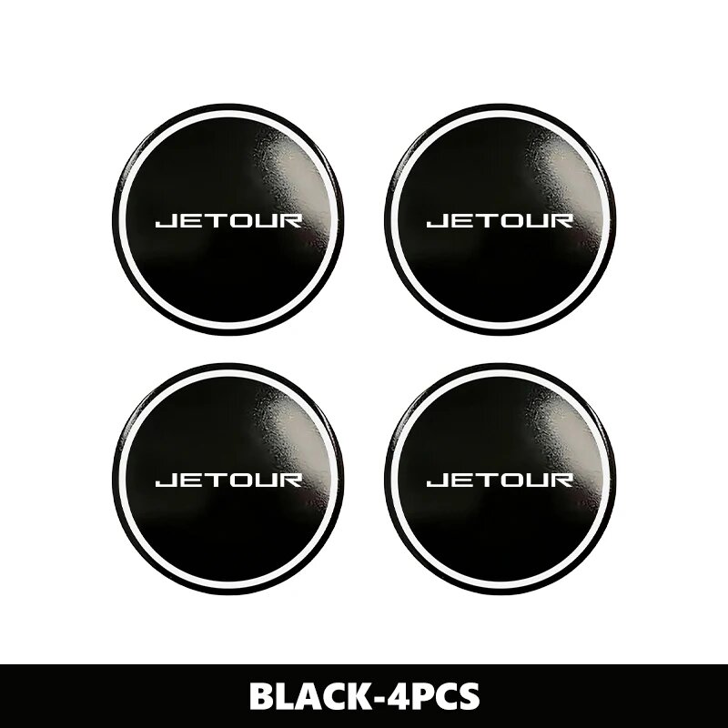 Колпачки для дисков Jetour Black 56 мм (4 шт)