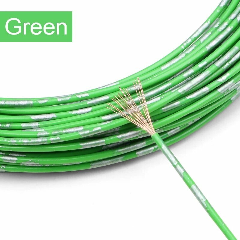 Провод AVSS медный гибкий 20AWG Sq0.5mm, Зеленый, Green, 5 meters
