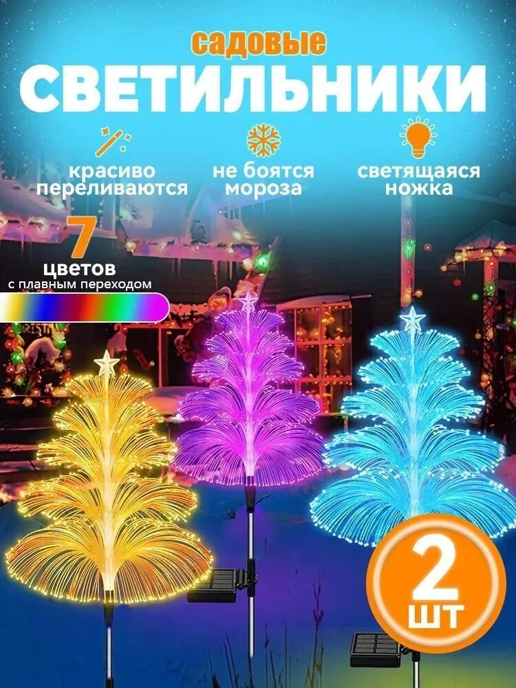 Уличный светильник, Без цоколя, количество ламп:2шт