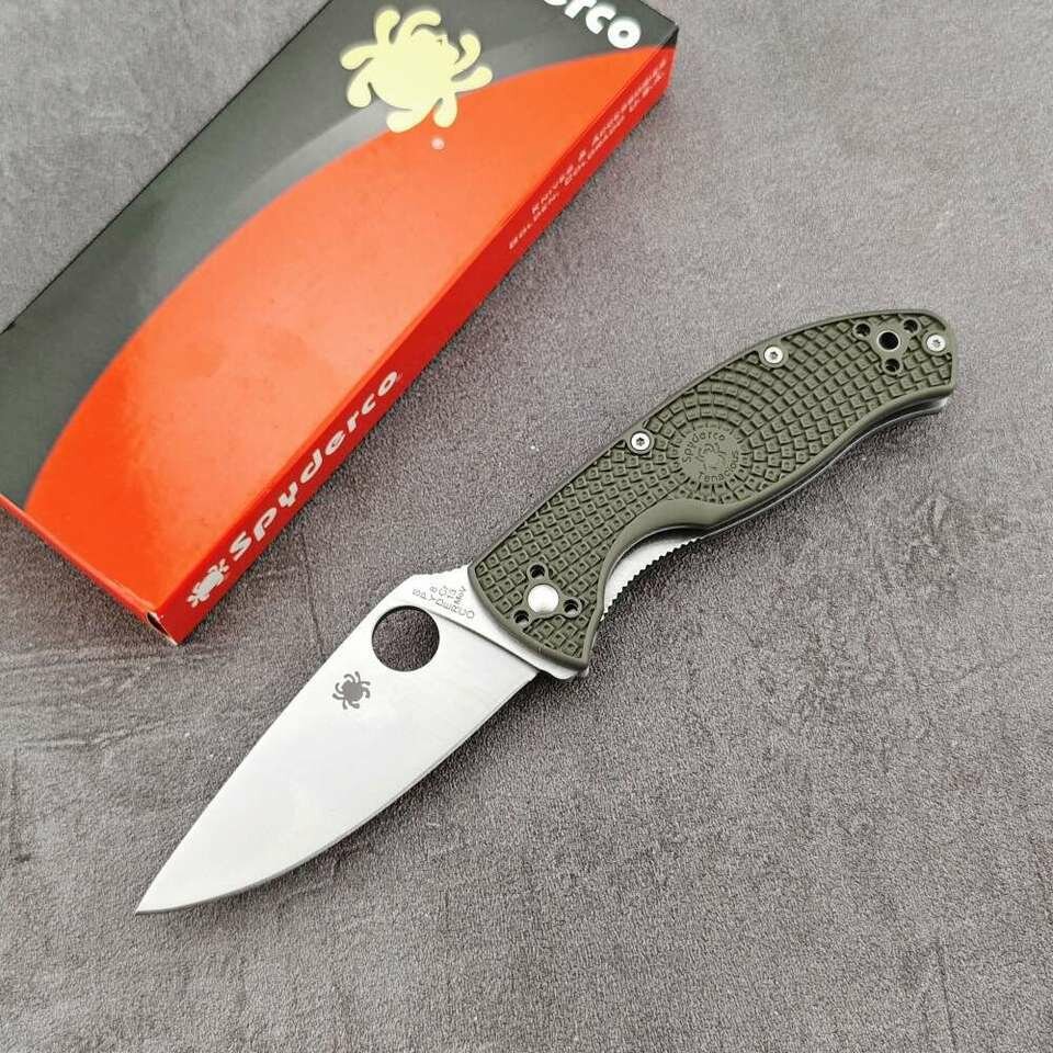 Spyderco C122 складной нож 8Cr13Mov сталь нейлон