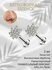 Пирсинг в нос, длина 0.2 см, длина стержня 10 мм, 2 шт., Silver