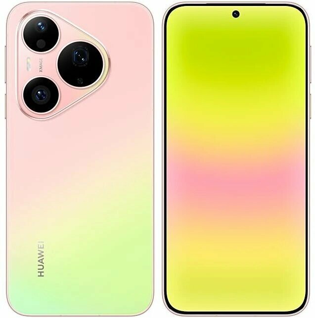 Смартфон HUAWEI Pura 90s Pro, Ростест (ЕАС), 12 Гб + 256 Гб, Розово-зеленый