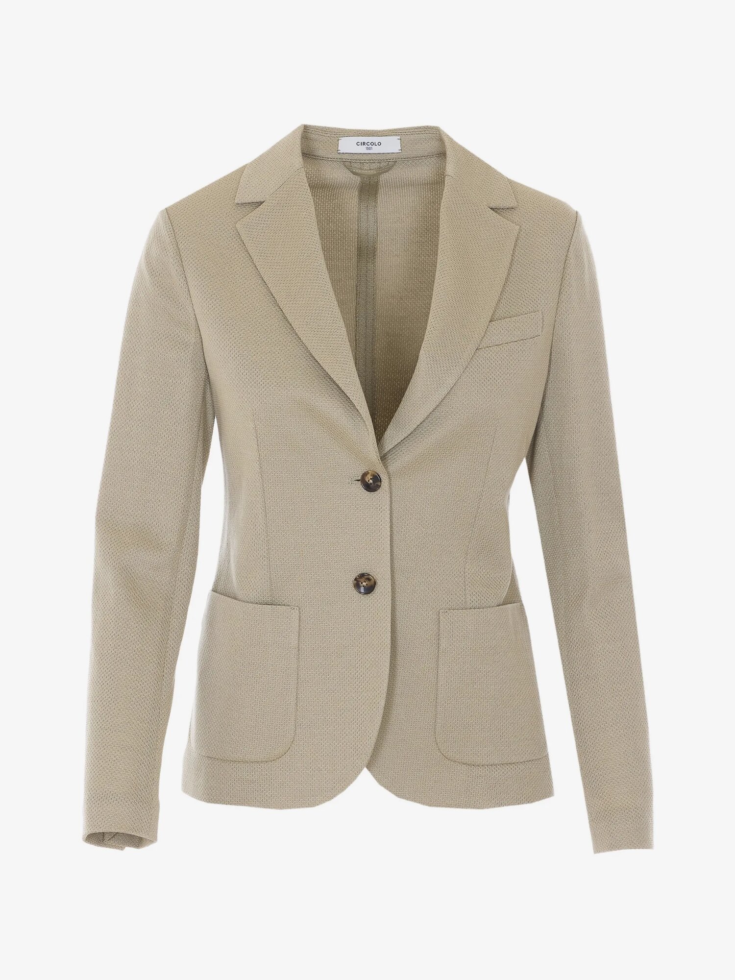 Куртка Single-breasted patch-pocket jacket
