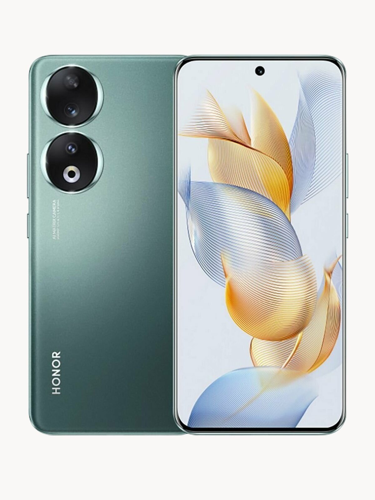 HONOR Смартфон HONOR 90 8/256GB Зеленый (5109ATRN), NFC, 200МП