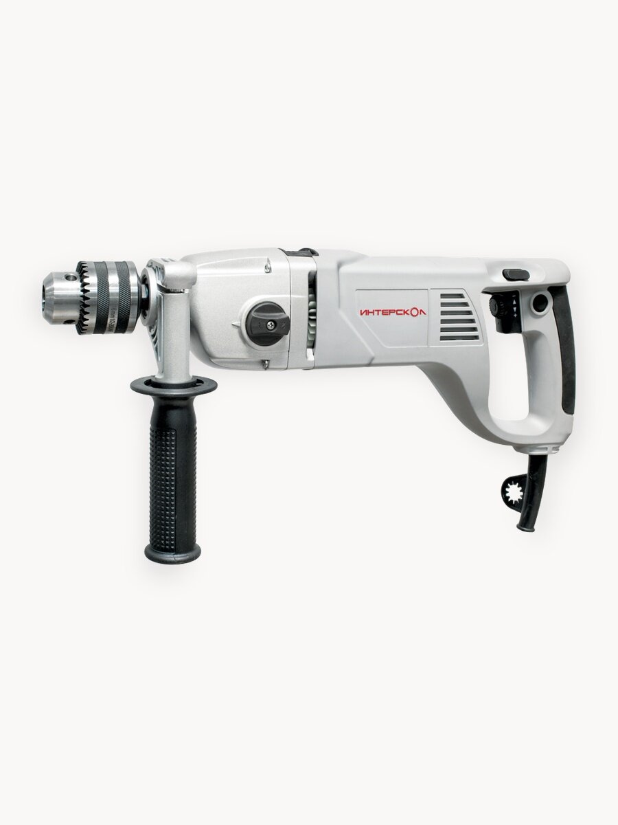 Дрель ударная сетевая ИНТЕРСКОЛ ДУ-22/1200 ЭРП2 двухскоростная