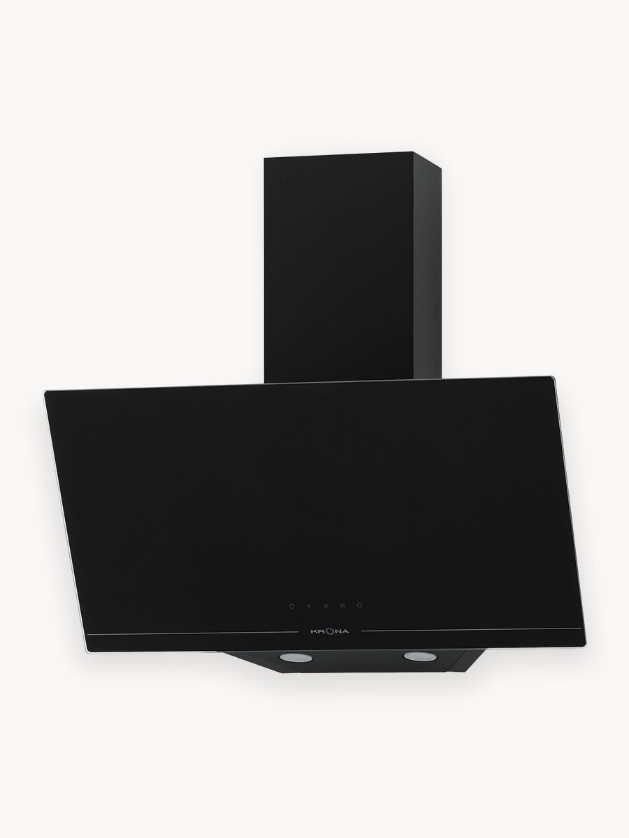 Вытяжка кухонная 60 см наклонная KRONA JINA 600 BLACK S V2