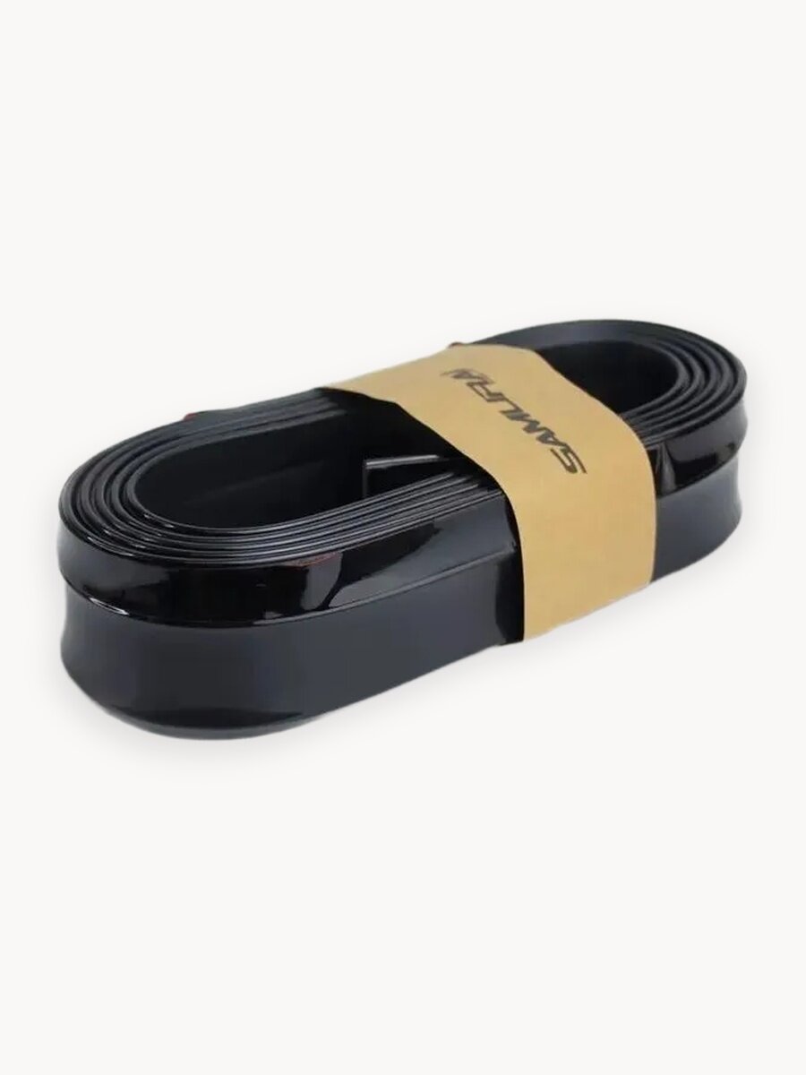 Губа на бампер SAMURAI, сплиттер на бампер авто, универсальная накладка Самурай, черная глянцевая