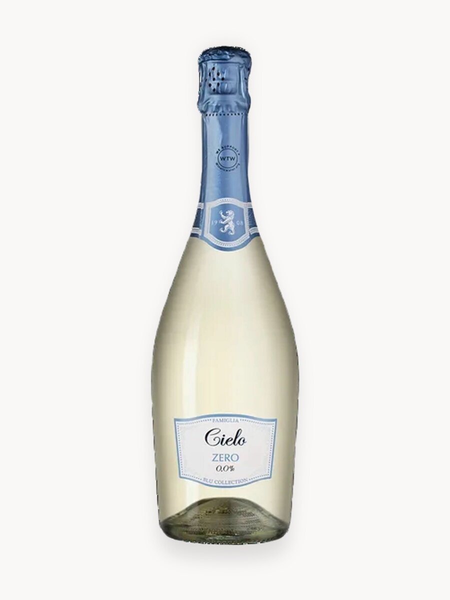 Игристое вино безалкогольное "Cielo Zero" (Чело Зеро) 0,75 л