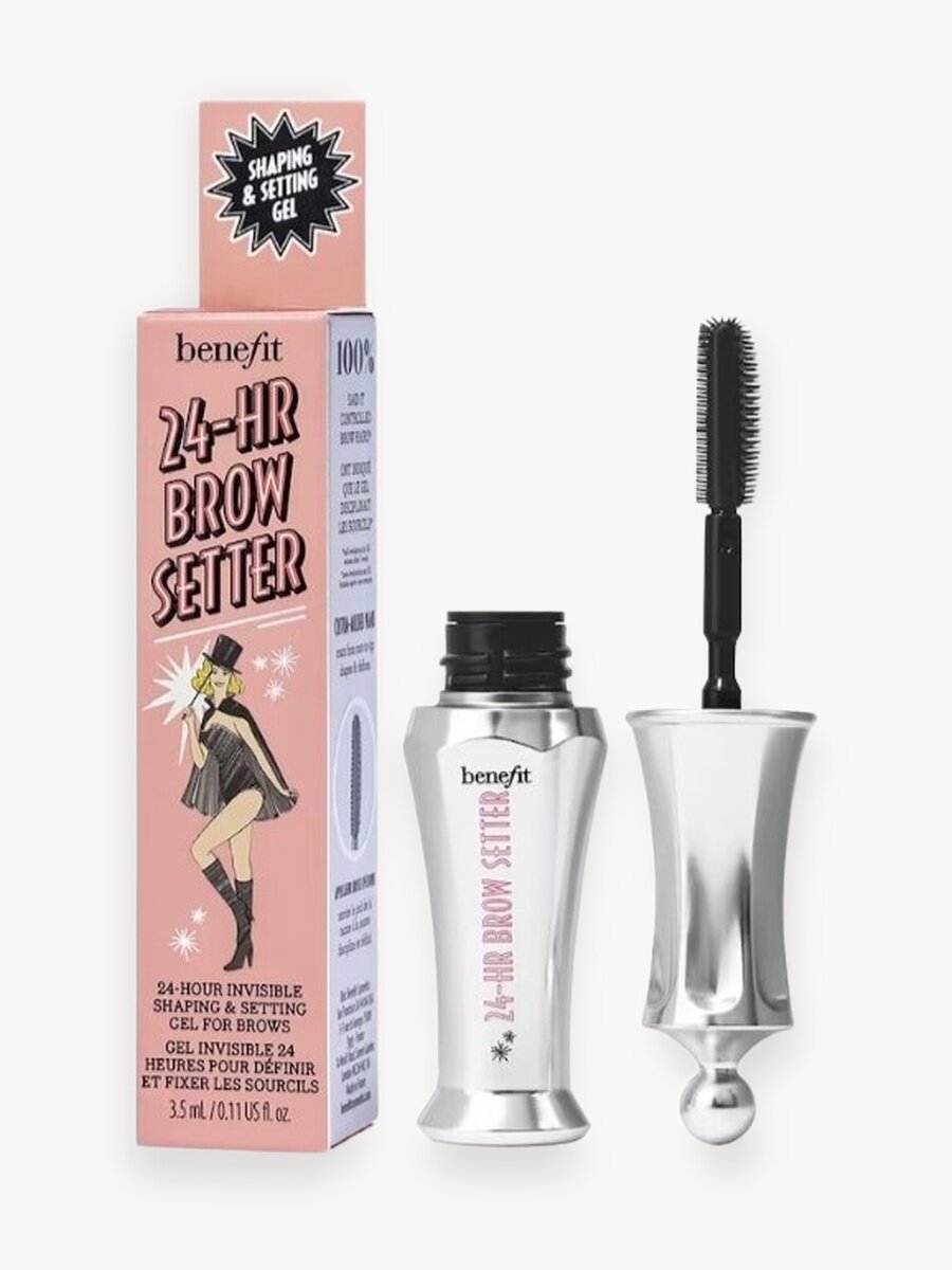 Benefit гель для бровей 24-Hour Brow Setter фиксирующий прозрачный мини-формат, 3 мл