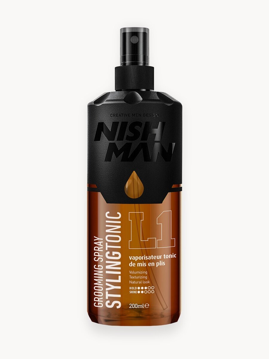 Тоник для волос NISHMAN Hair Grooming, для объема, спрей, 200 мл