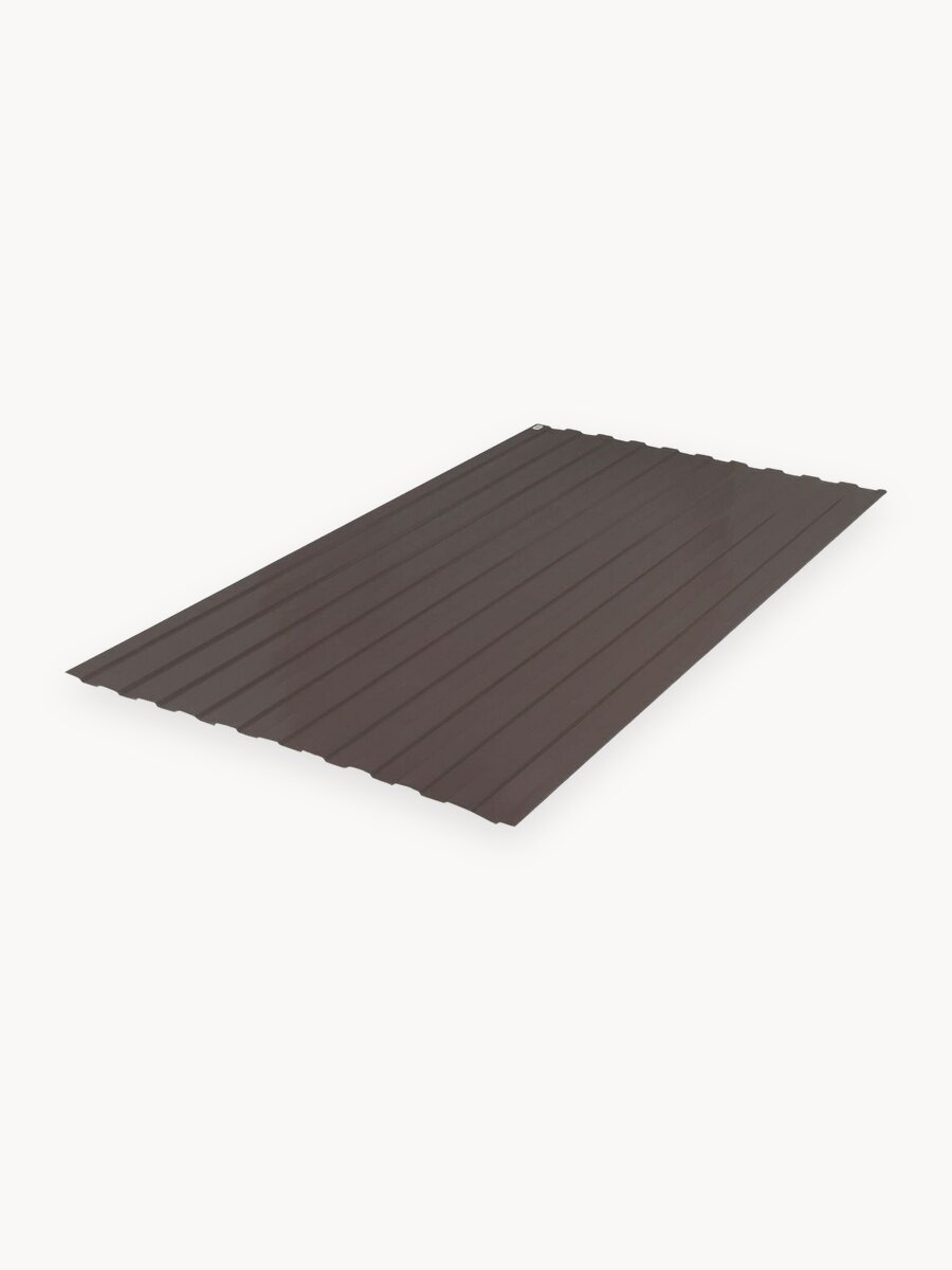 Профнастил С-8 RAL8017 коричневый 2000х1200х0,3мм (2,4м2)