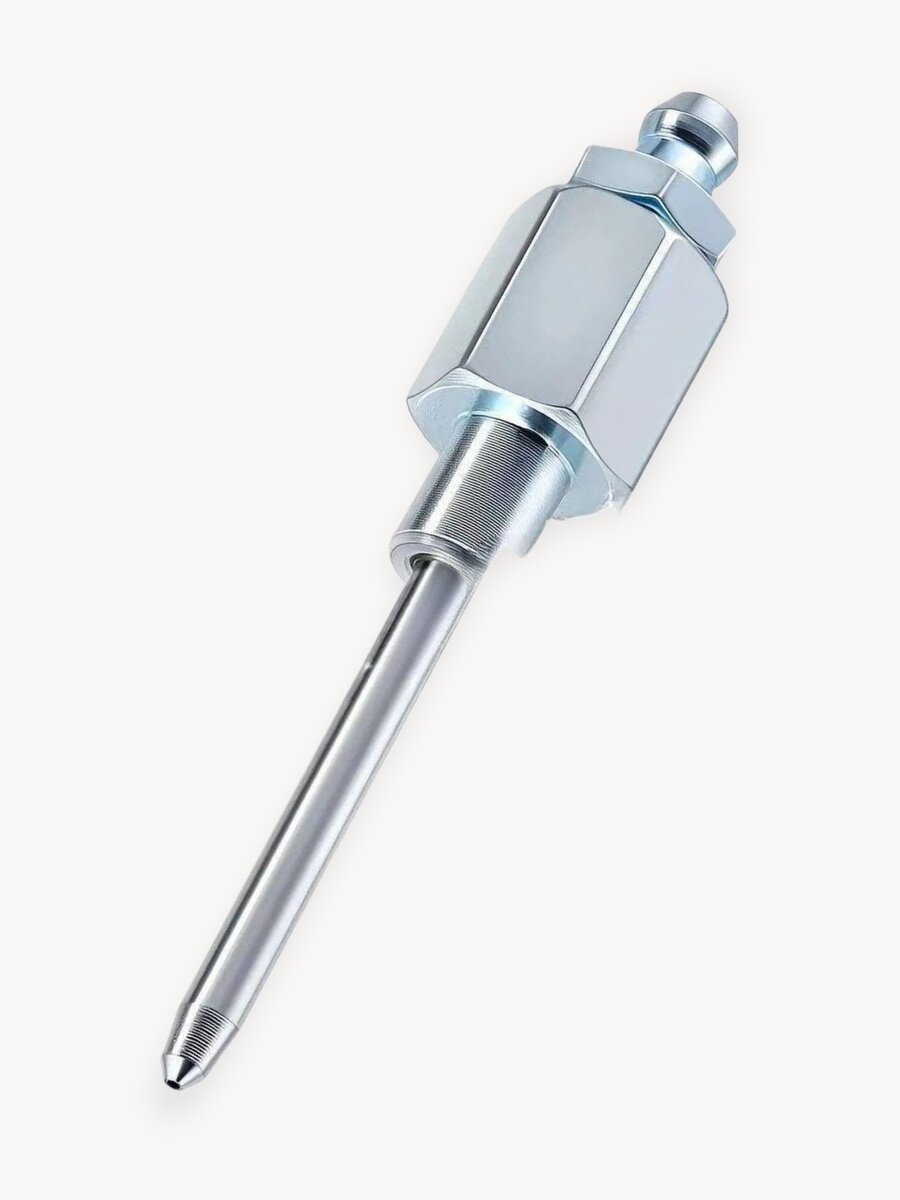 Универсальная насадка-игла для плунжерного шприца, металл, 1 шт, серебристая