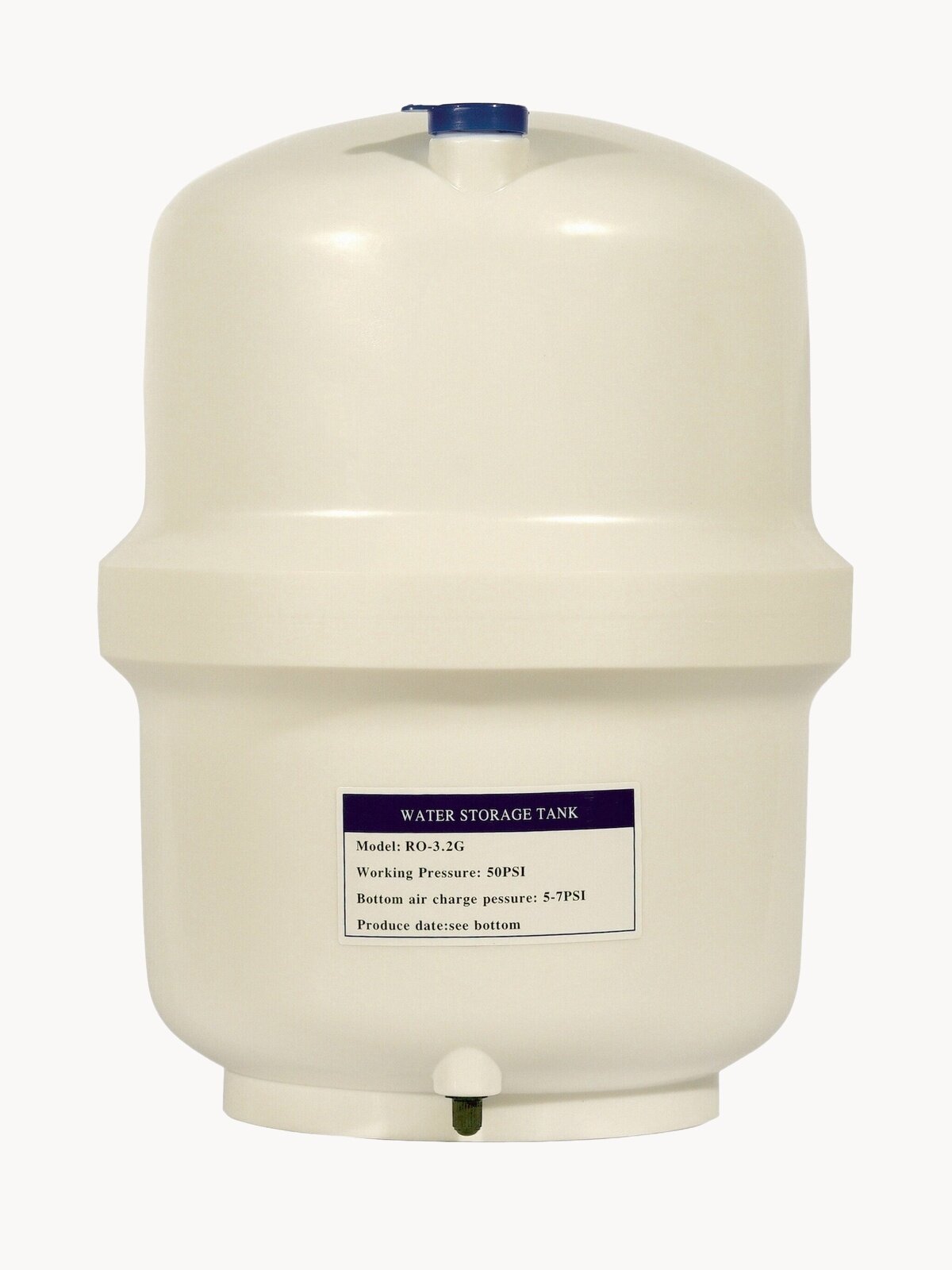 Мембранный бак для осмоса, фильтра для воды 3,2 Галлона (12 литров) с краном для подключения