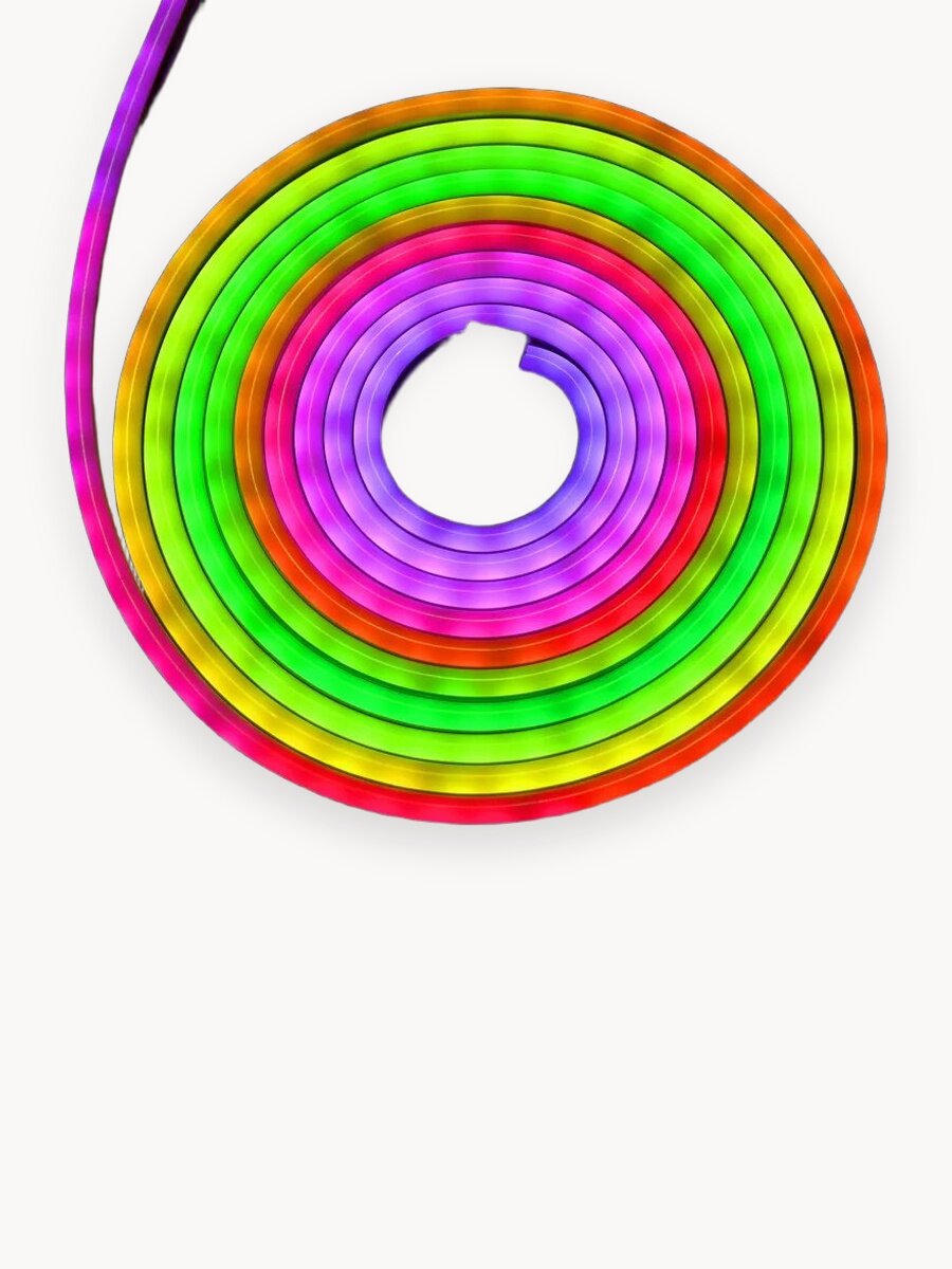 Умная смарт светодиодная лента RGB 5 метров 24V неоновая лента WIFI контроллером