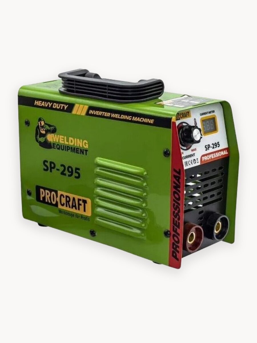 Сварочный аппарат инверторный Procraft SP-295 5кВт, 20-250А, ММА/LIFT-TIG
