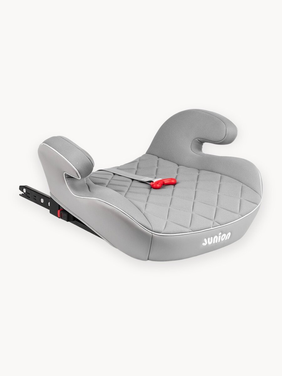 Бустер JUNION Vardi группа 3 (22-36 кг), Isofix, серый